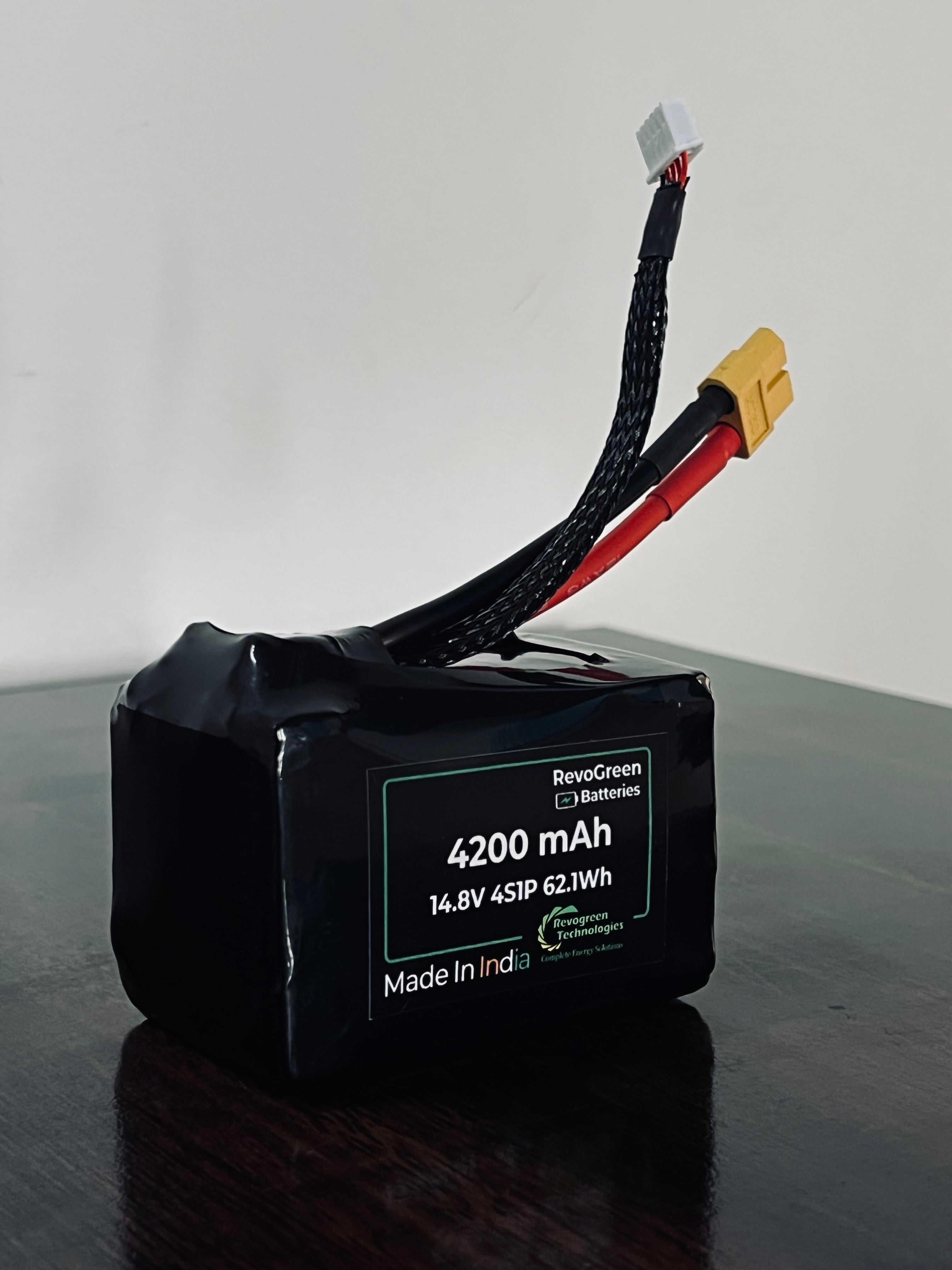 14.8V 4200mAh 4S Lithium Ion Battery- XT60