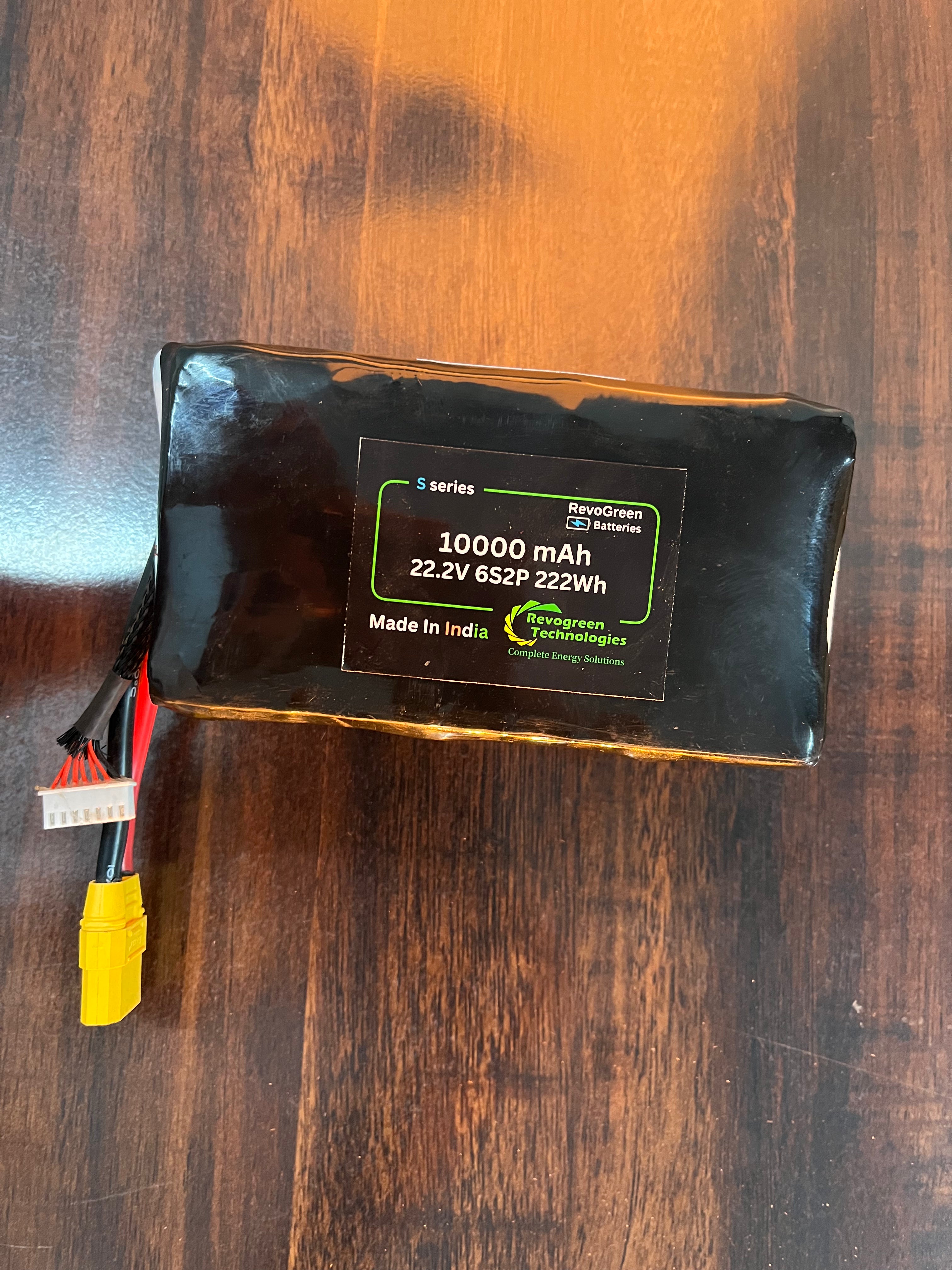 22.2 V 10000mAh 6S Samsung Li-Ion Battery Pack | XT90 Connector